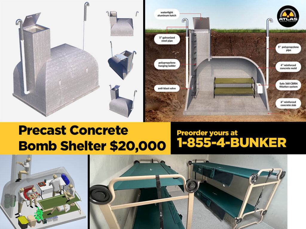 Atlas Survival Shelters is the Worlds No 1 Bunker Builder